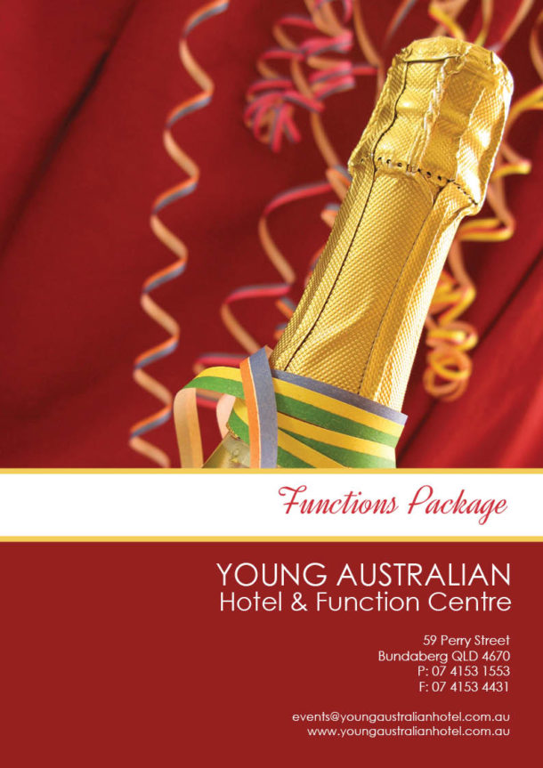Functions Package | Young Australian Hotel and Function Centre - Bundaberg
